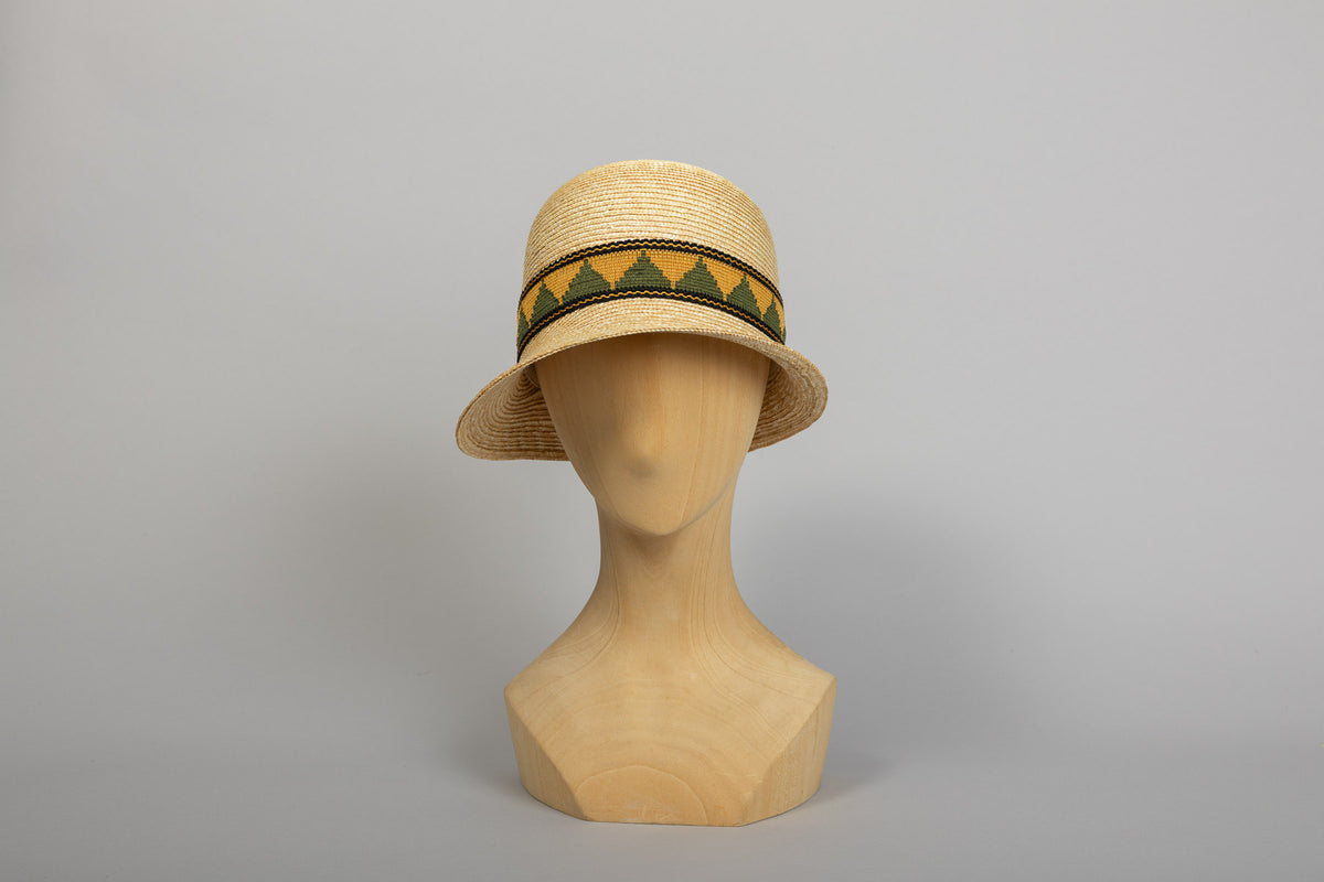 India - Cloche paille cousue – Courtois Paris